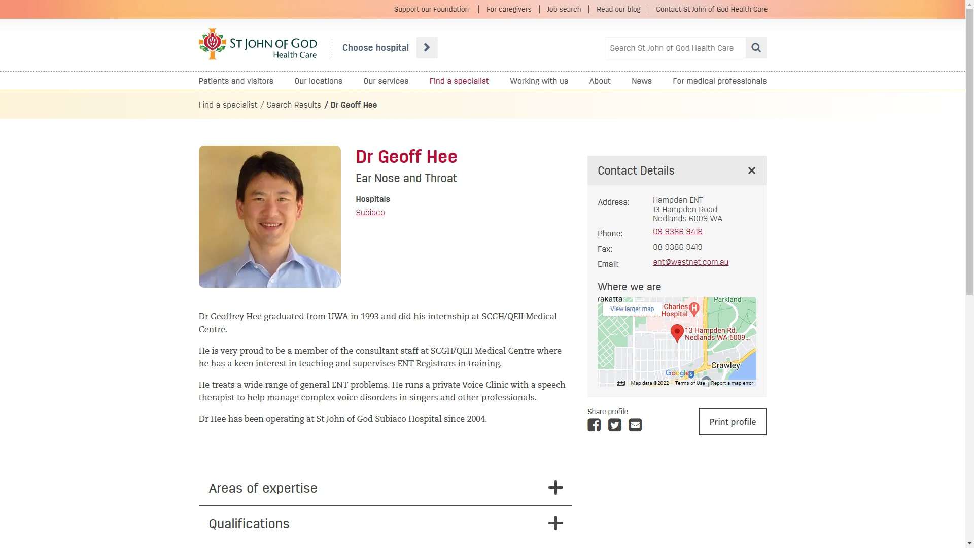 The 5 Best ENT Specialists in Perth [2025 ]