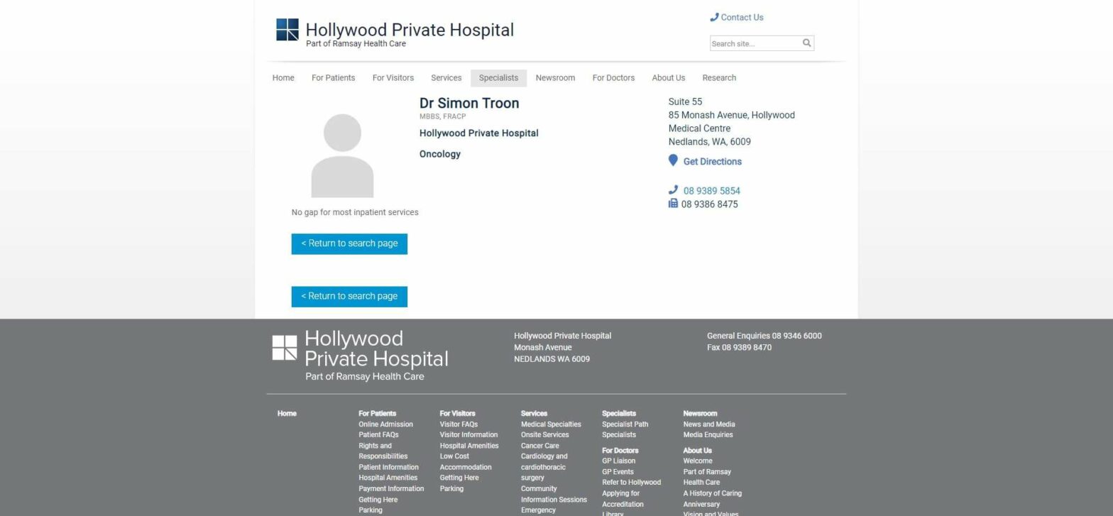 The 5 Top-Rated Oncologists in Perth [2025 ]