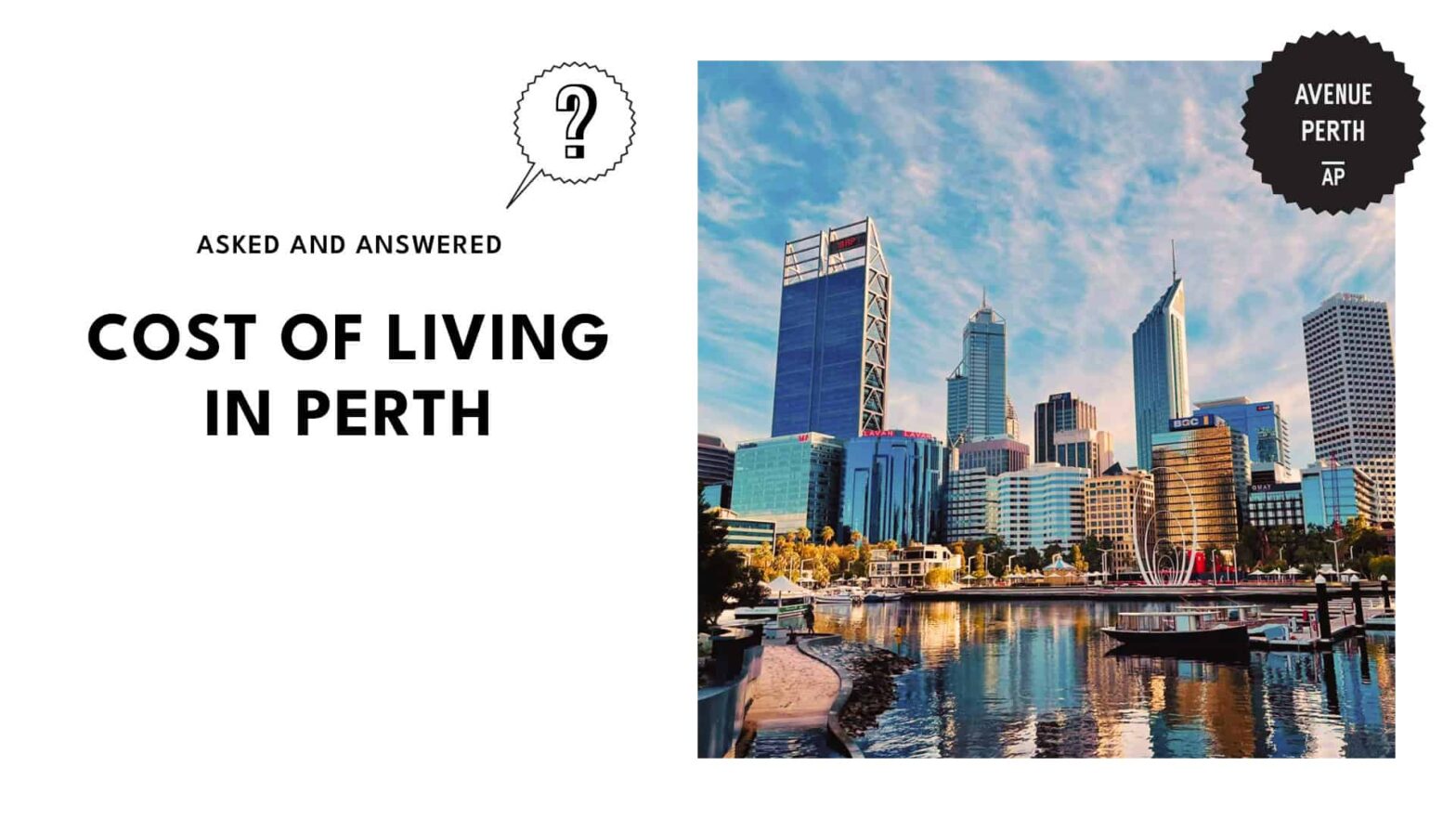Cost of Living in Perth [2026 ]